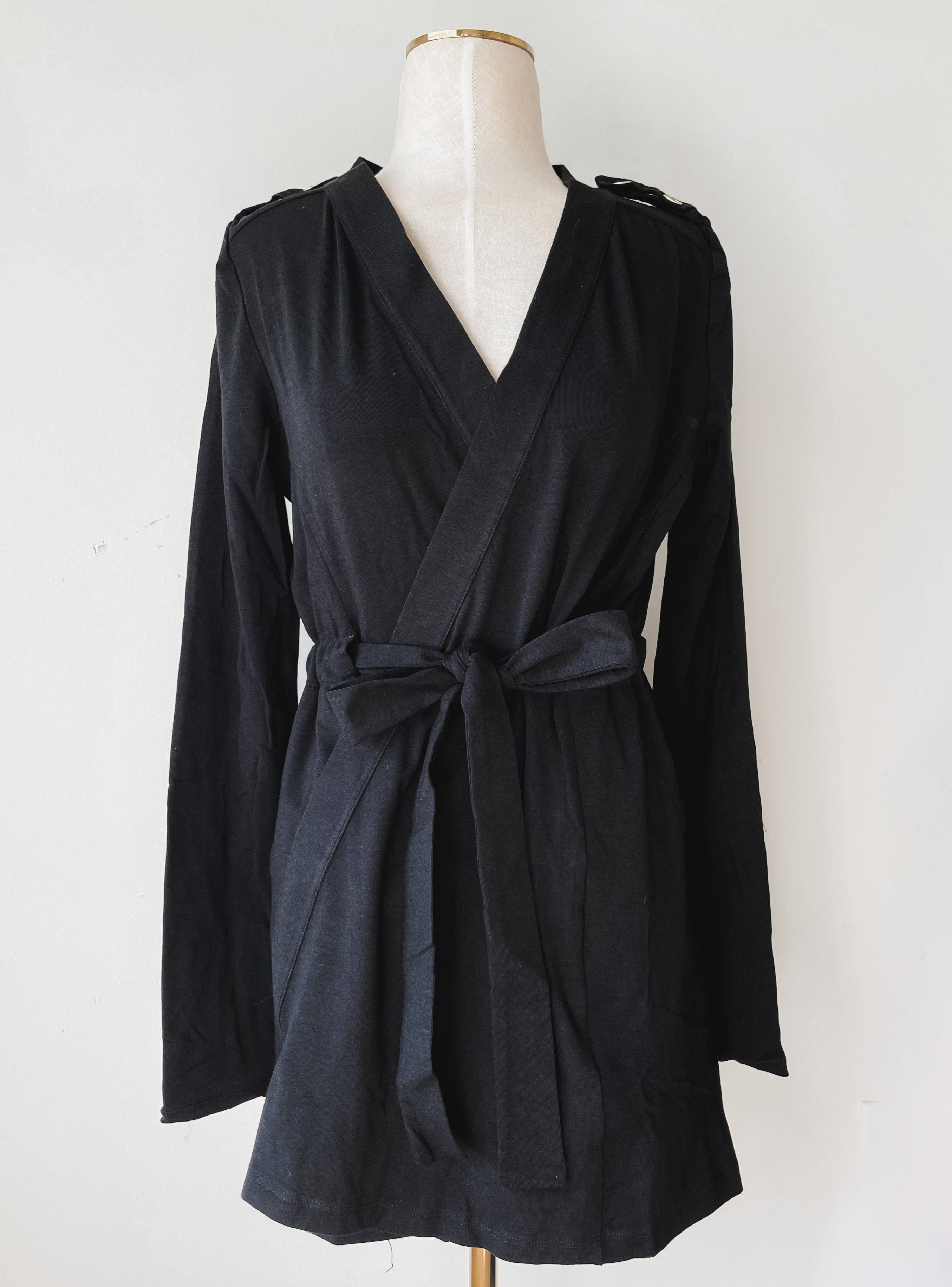Kangaroo Care Cardigan - Onyx – kovi and kate